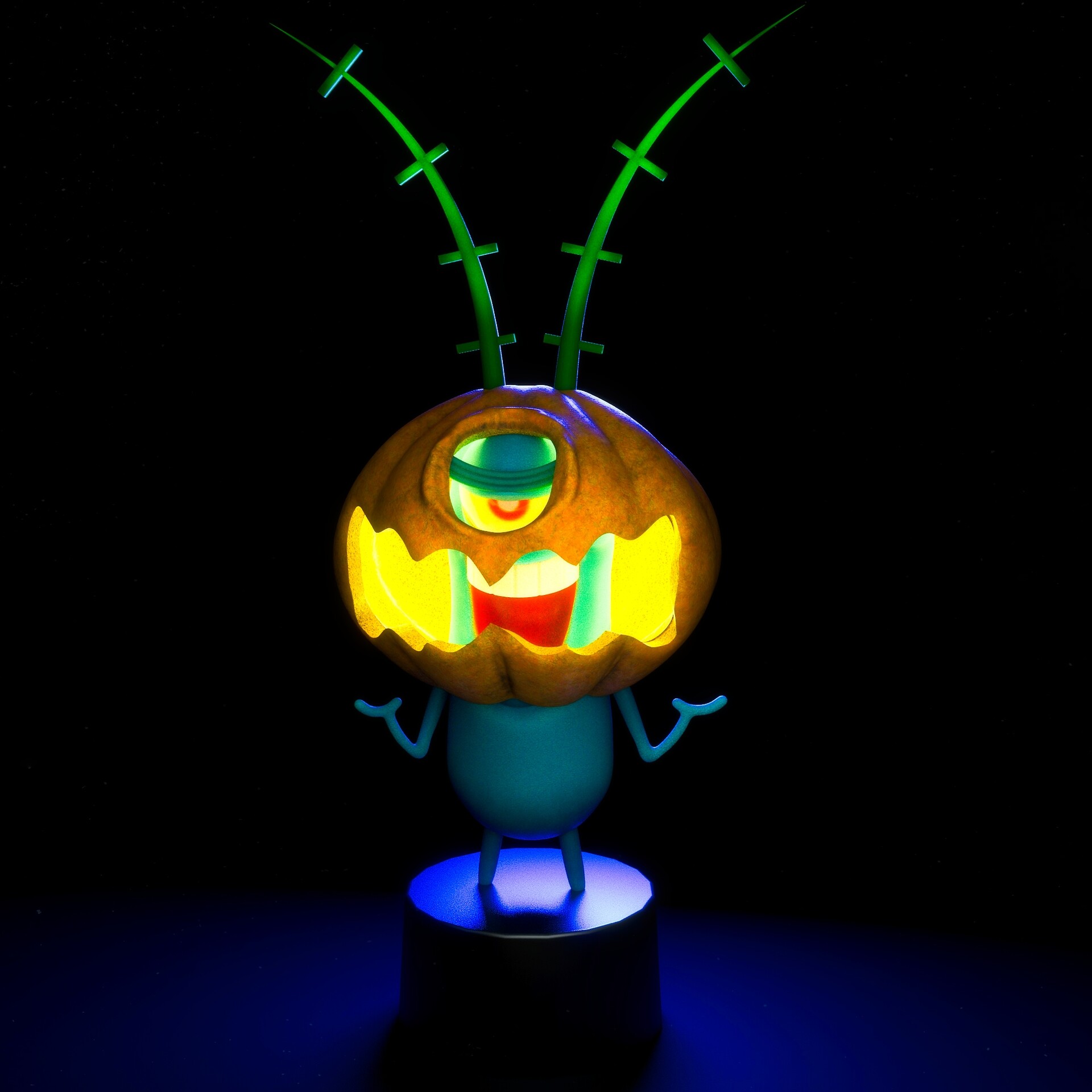 ArtStation - pumpkin Plankton