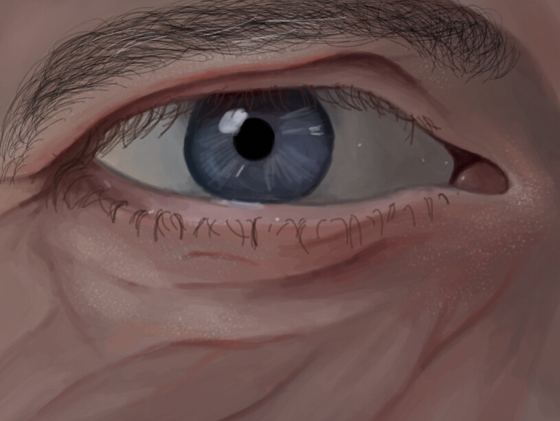 ArtStation - Eye Study Close up