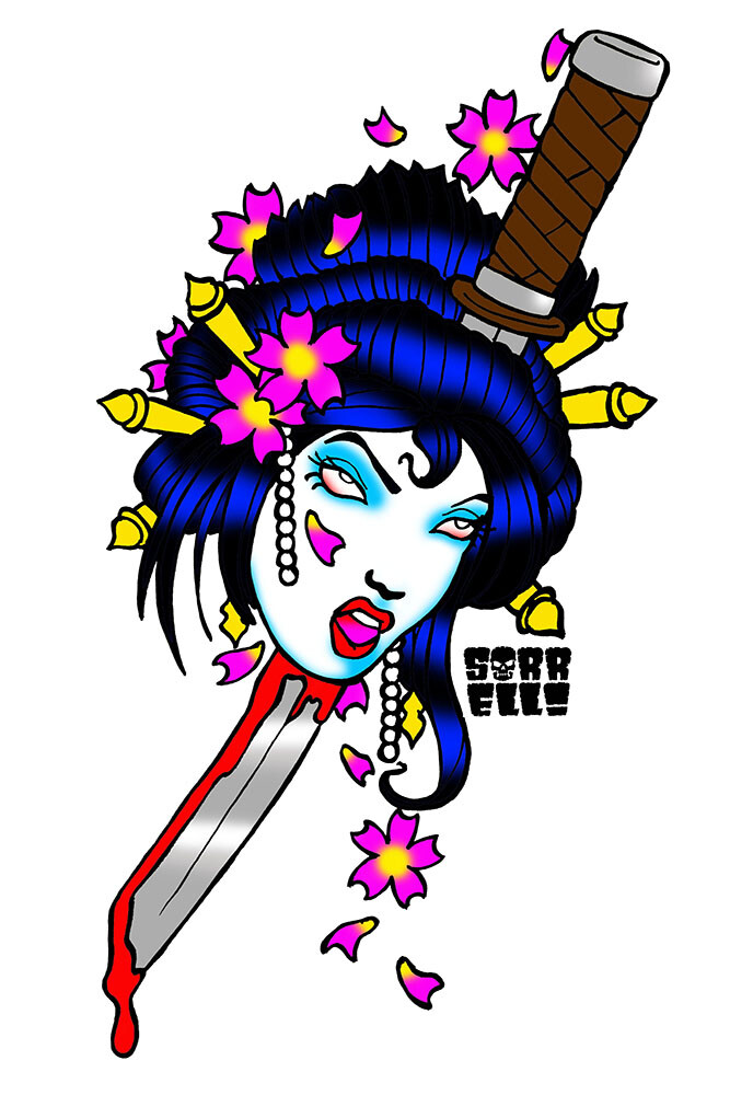 ArtStation - Beheaded Geisha