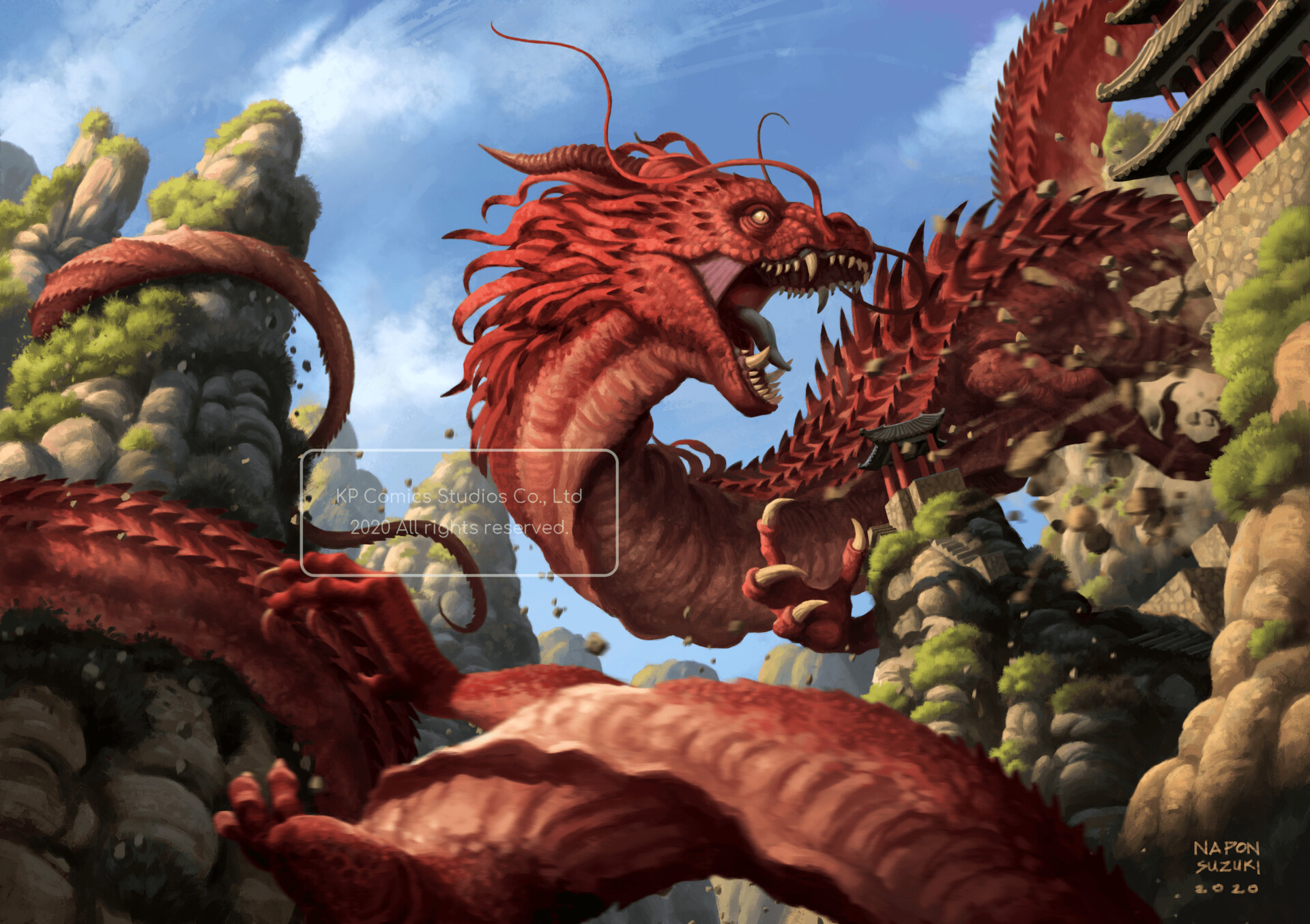 ArtStation - Red Dragon