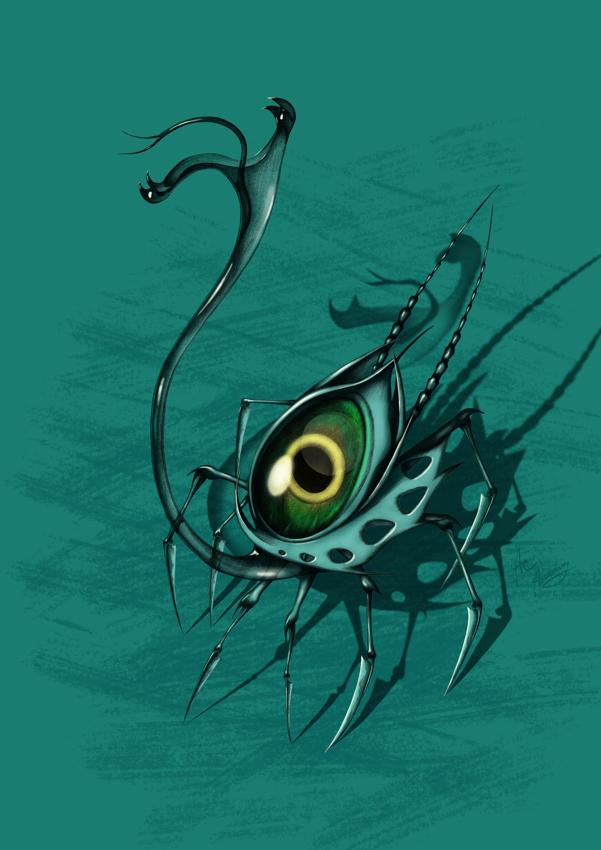 ArtStation - Monster eye