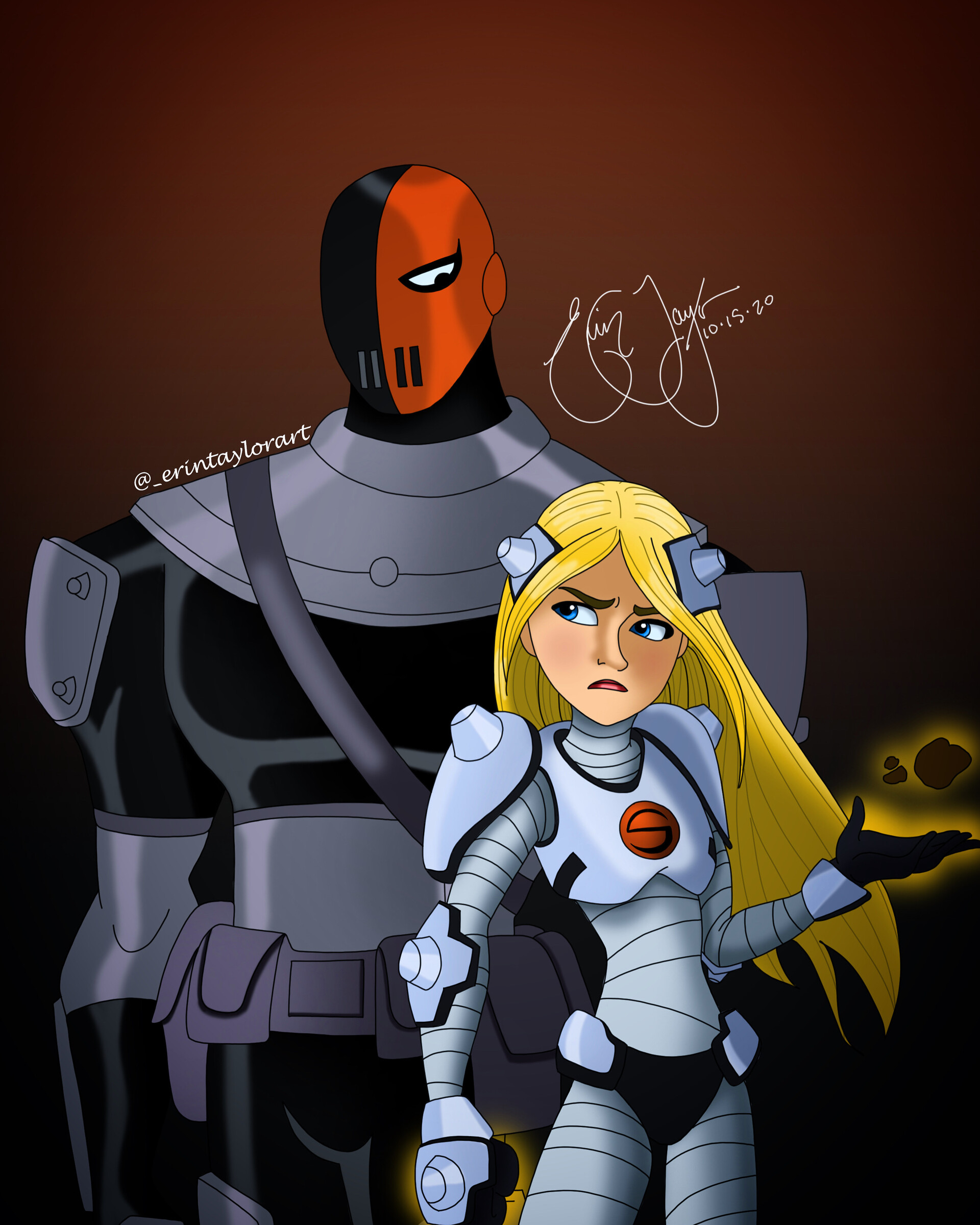 Artstation Slade And Terra Teen Titans