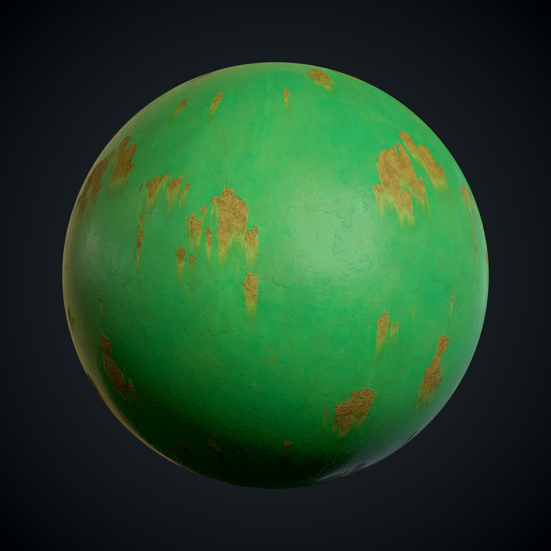 ArtStation - Old Painted Metal