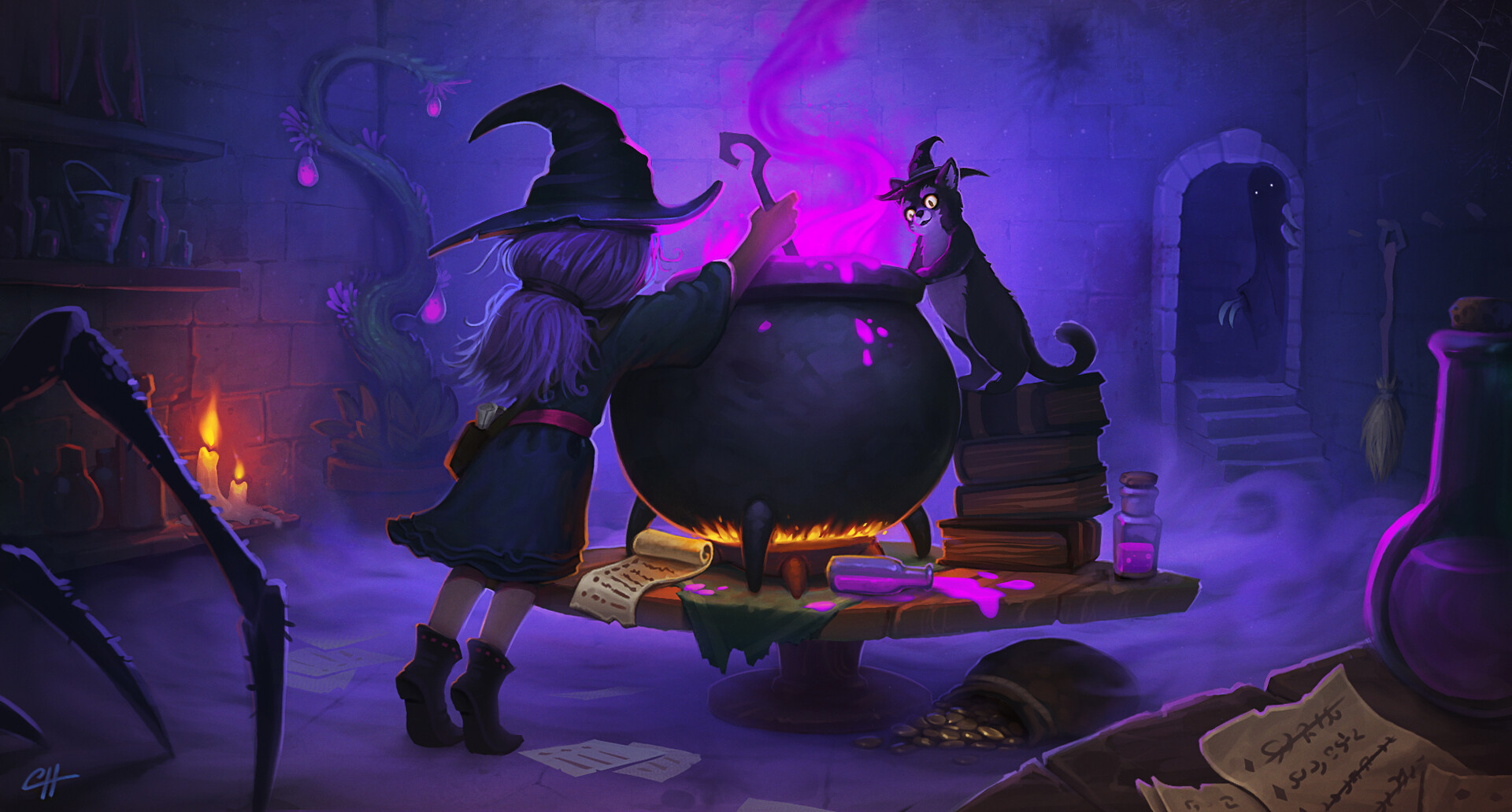 ArtStation - Witch Illustration