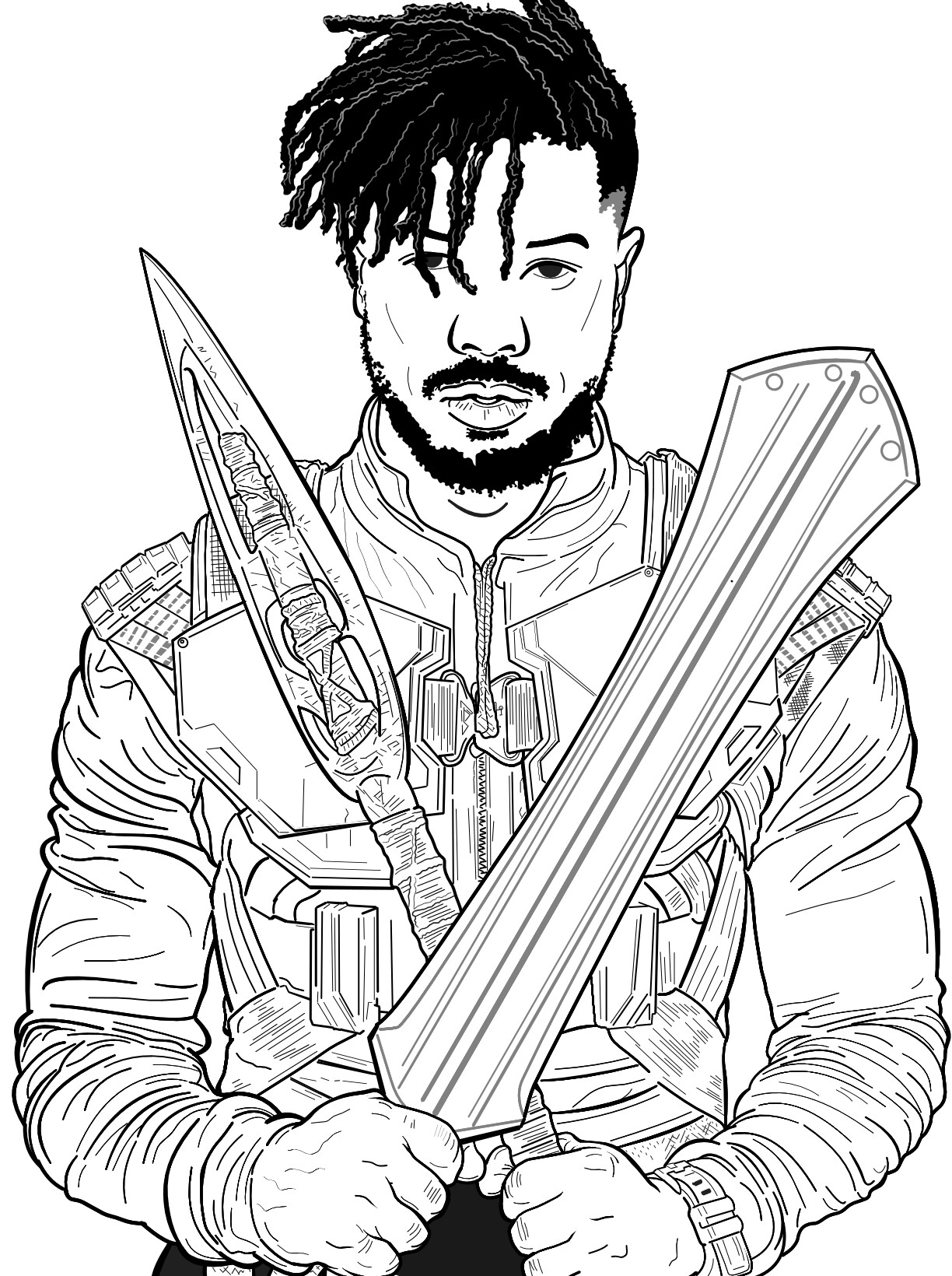 michael b jordan coloring pages