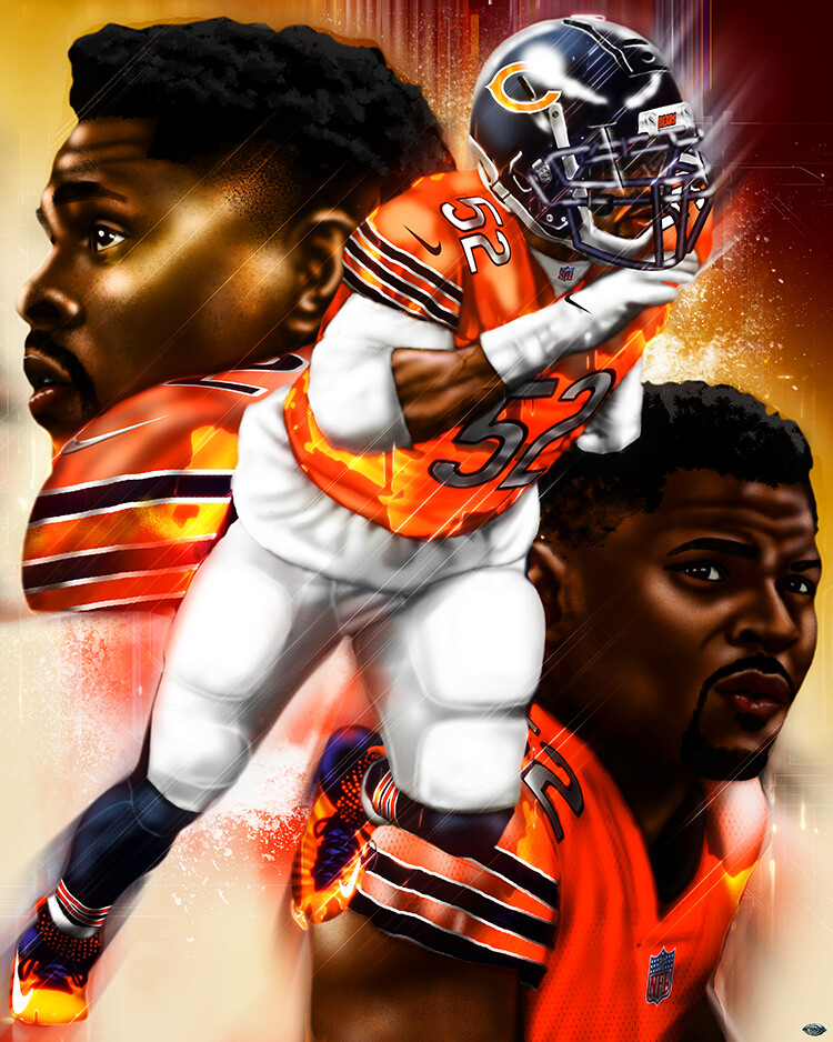 ArtStation - Khalil Mack Painting