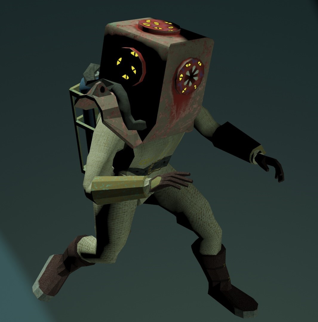 Matthew Louden - 'Depth Strider' character rig