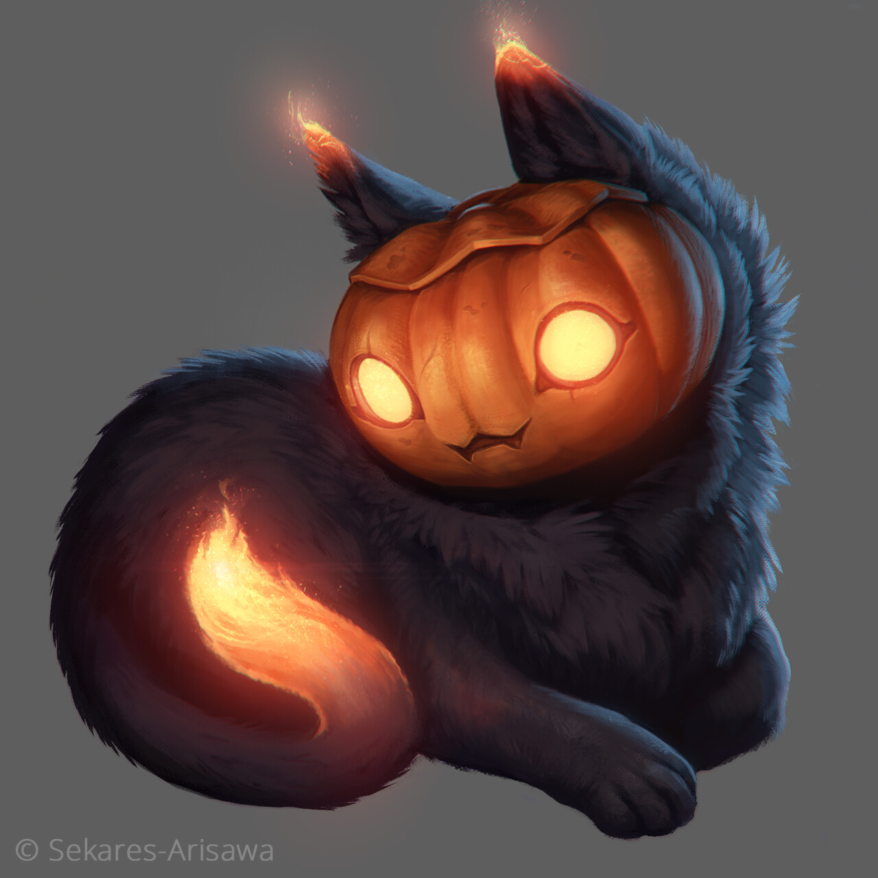 ArtStation - Pumpkin-Kitty