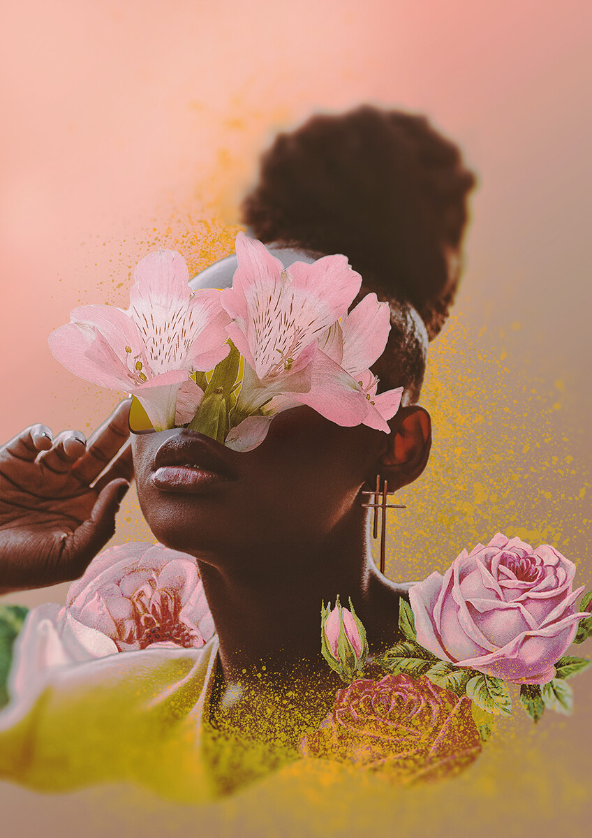 ArtStation - Floral Portrait