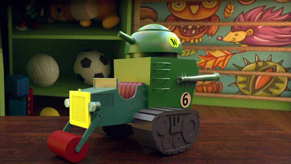 ArtStation - Wacky Races - The Army Surplus Special, or Surplus Six