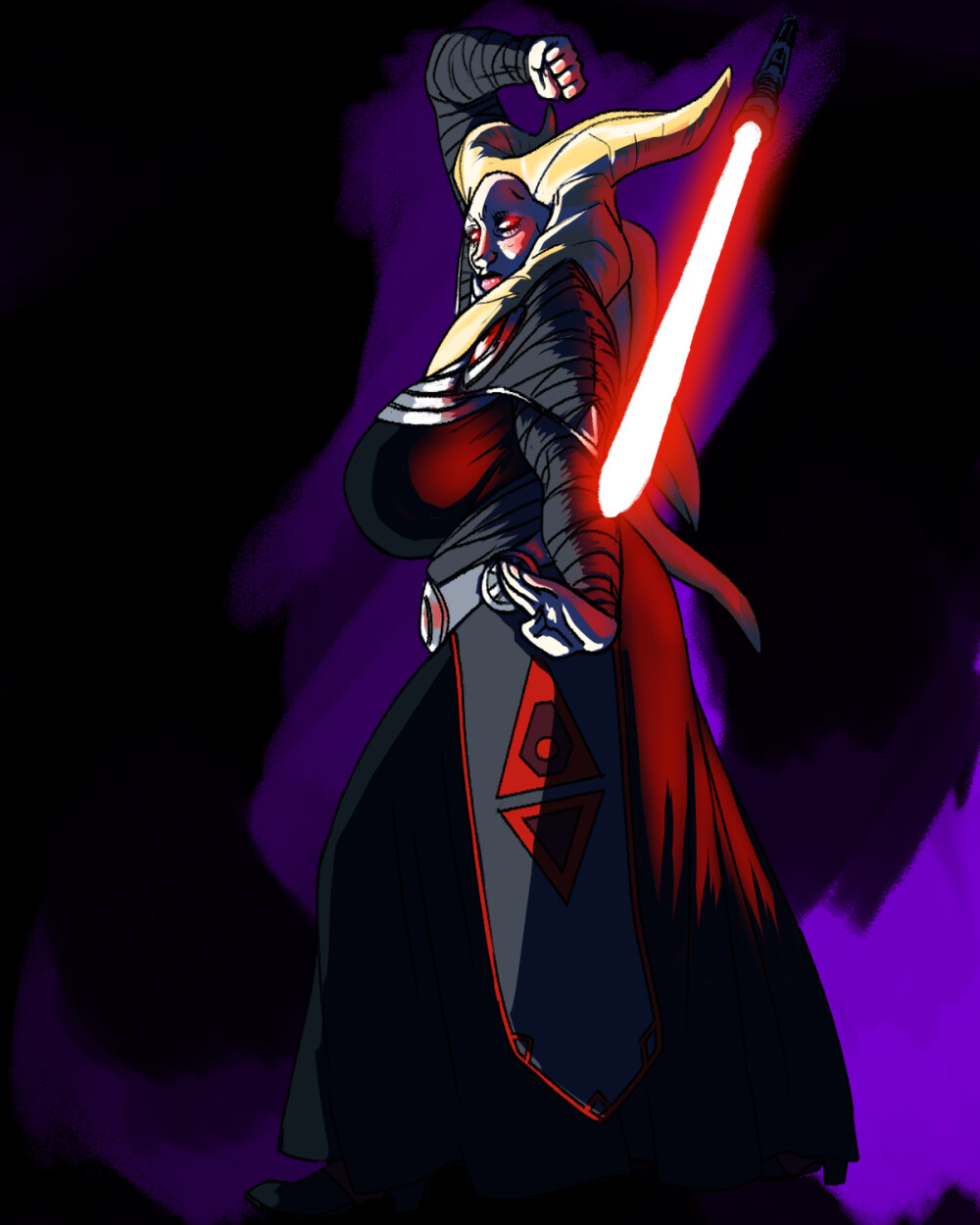 ArtStation - Red blade in the dark