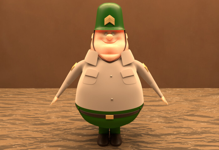 ArtStation - Wacky Races - Sergeant Blast