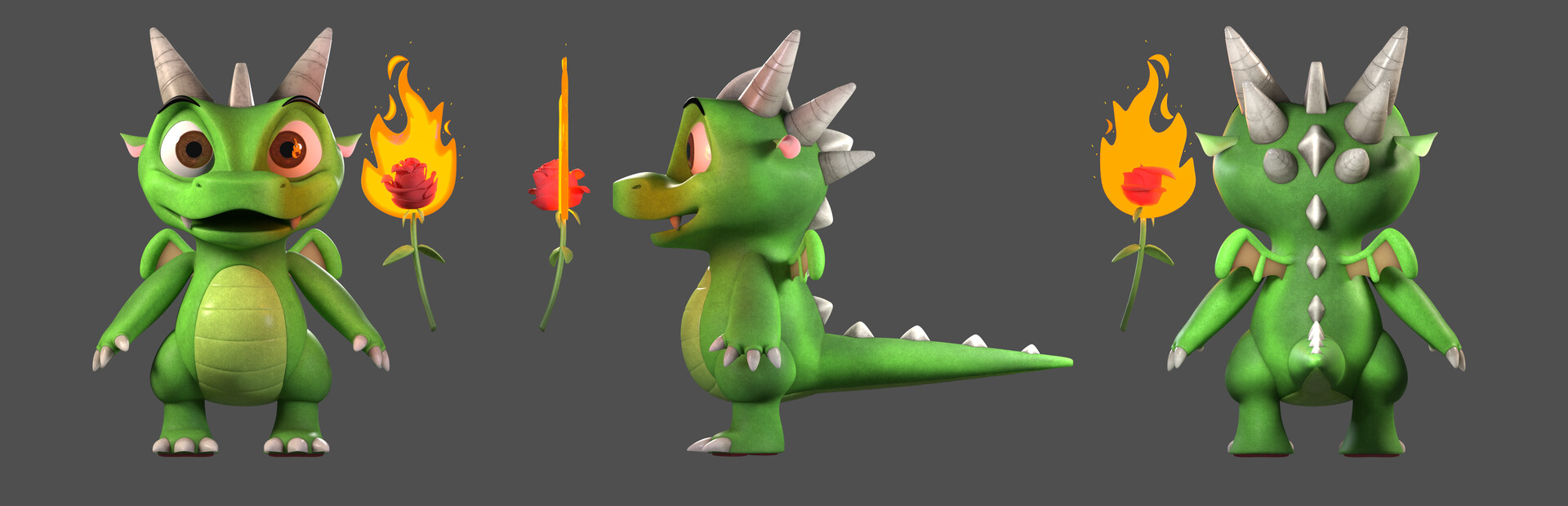Baby Dragon Front View