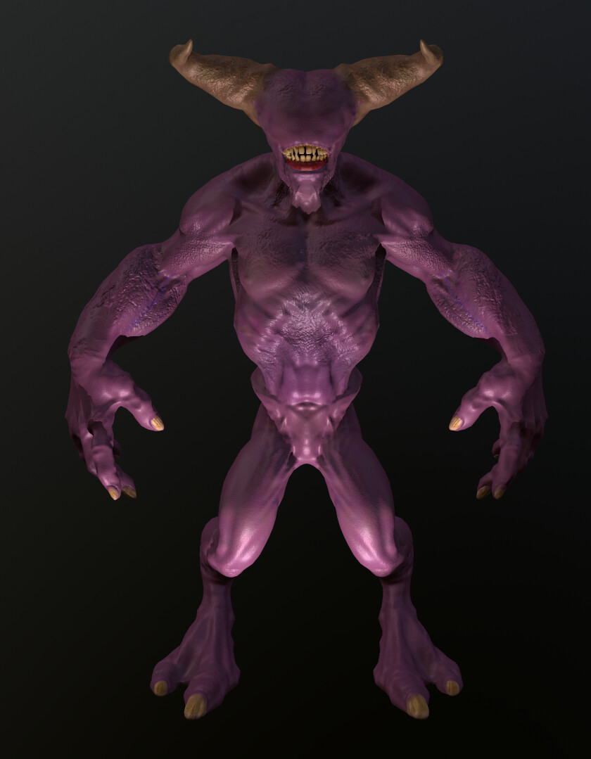 ArtStation - Purple Monster