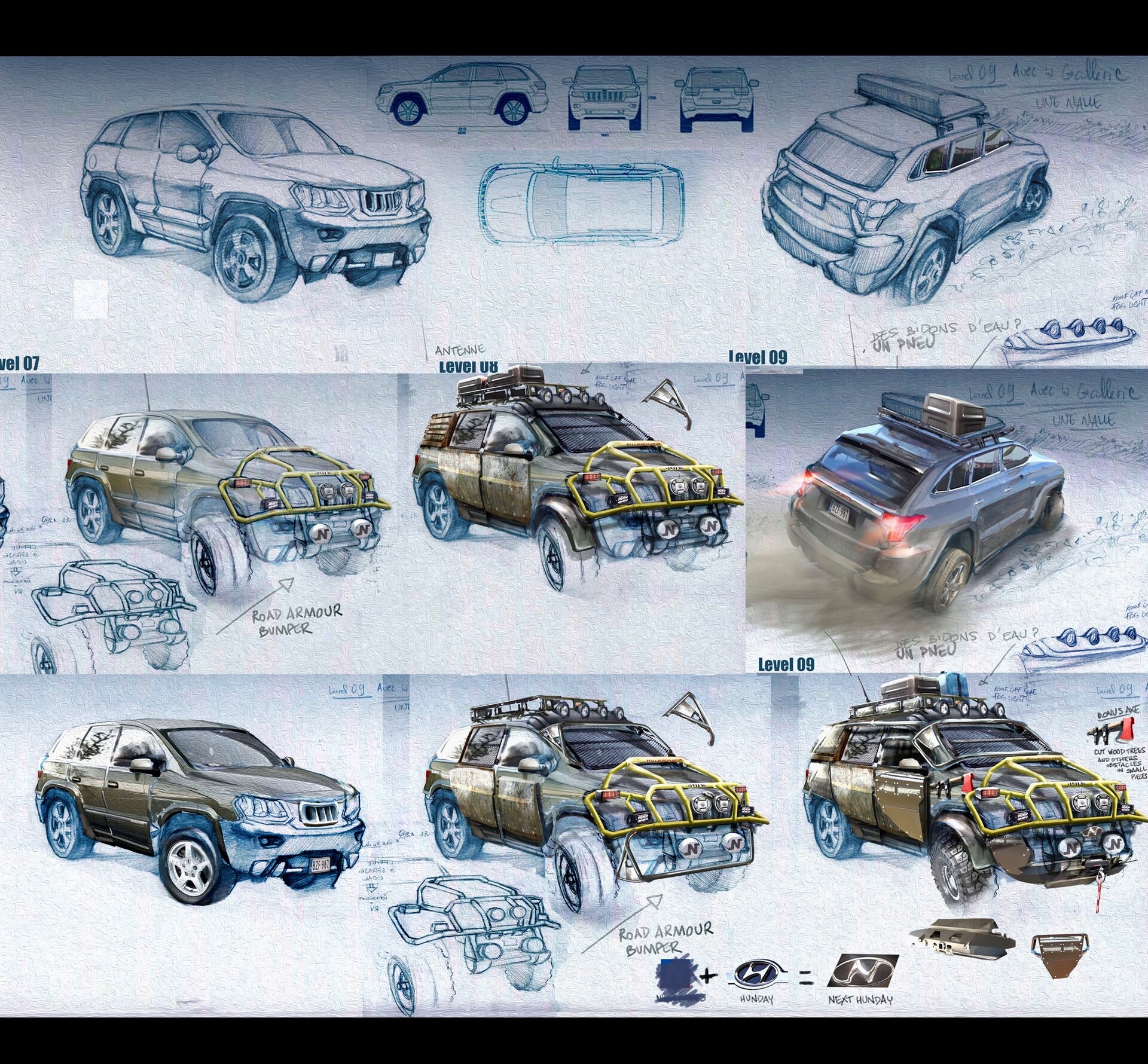 ArtStation - The walking Dead concept art