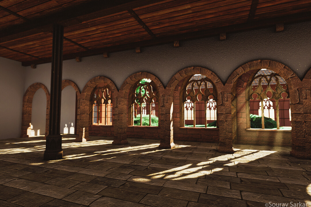 ArtStation - Inside The Monastary