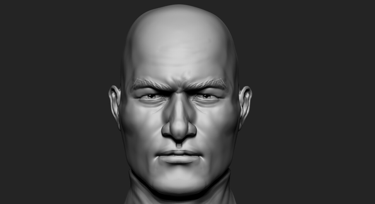 ArtStation - Man sculpt practice