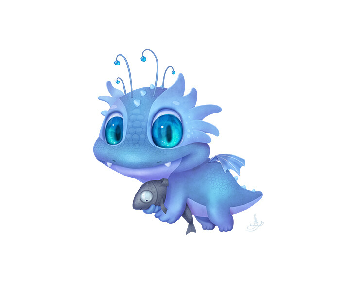 ArtStation - Baby dragon
