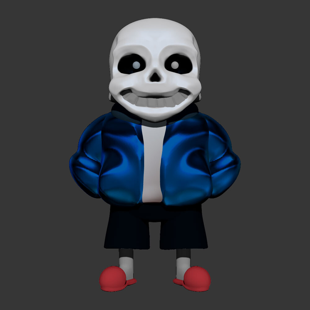 ArtStation - Sans the skeleton