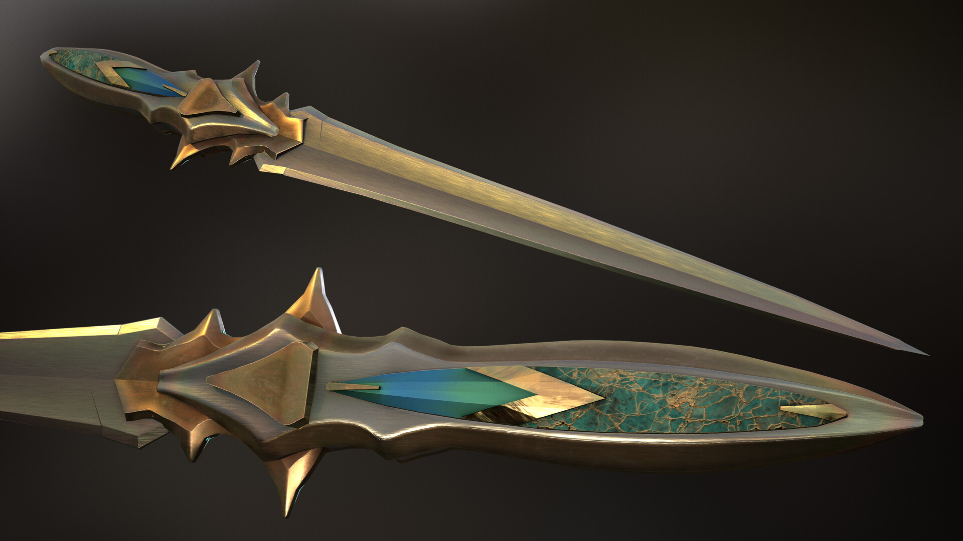 ArtStation - Weapons - sharp light dragger