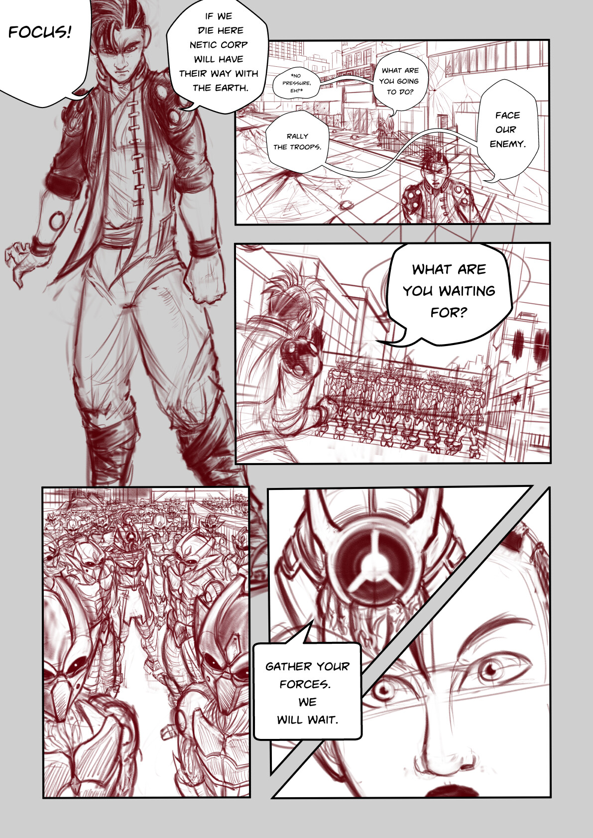 ArtStation - XGR Page 2 Roughs