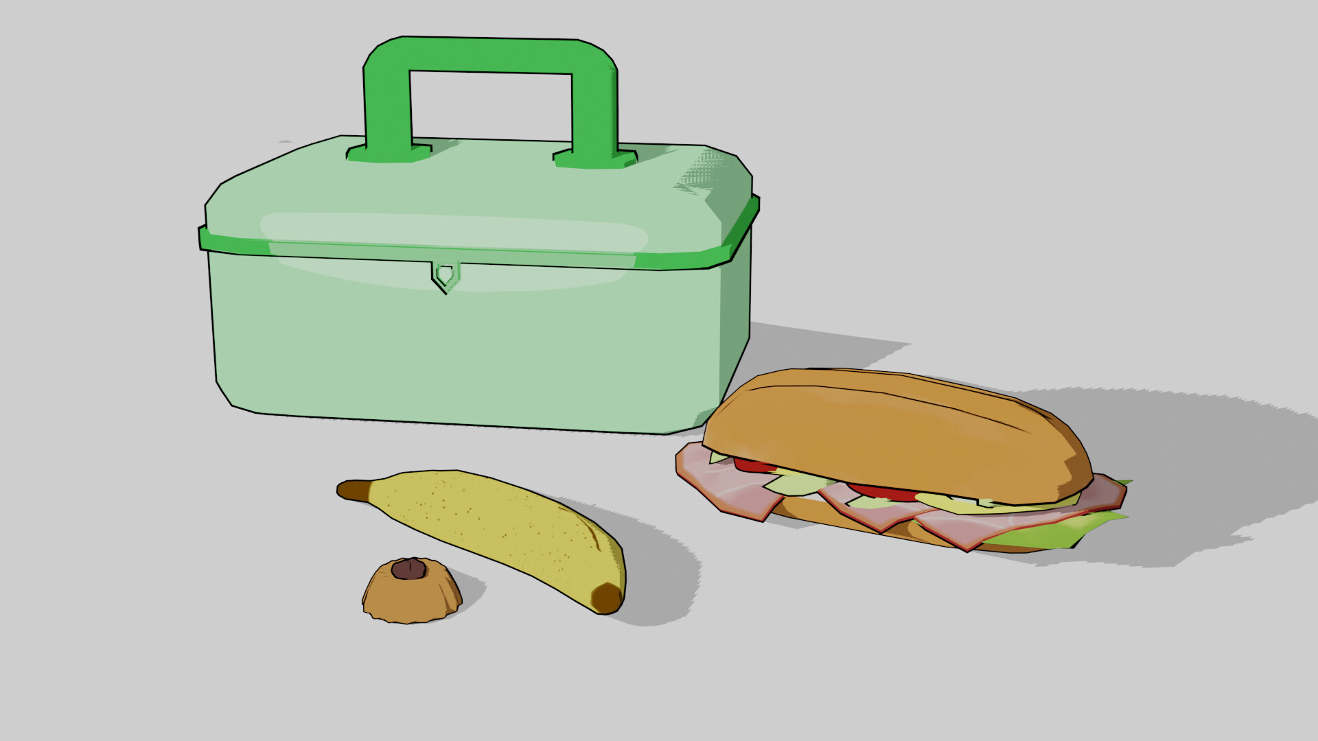 ArtStation - School lunch