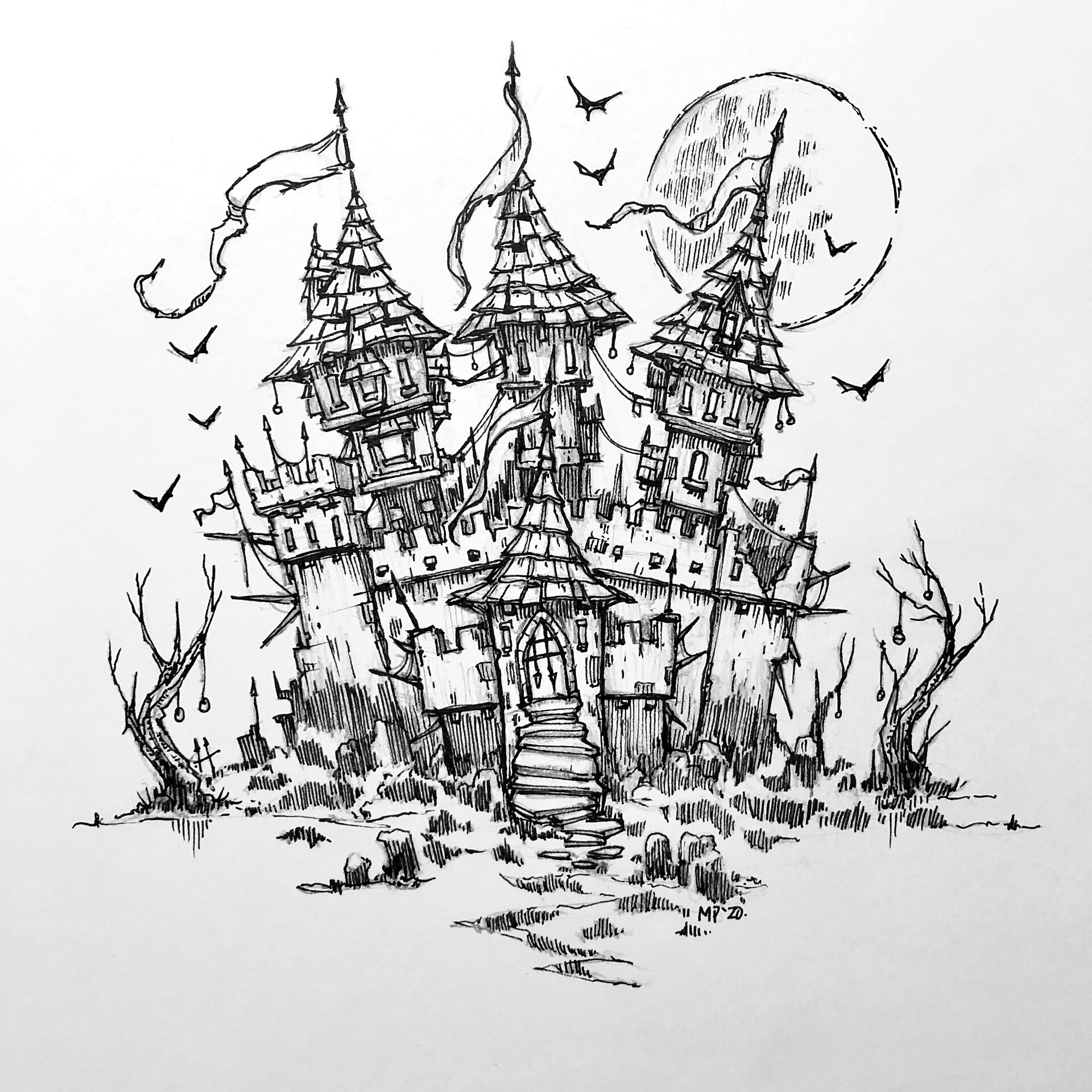 ArtStation - 3 witches castle