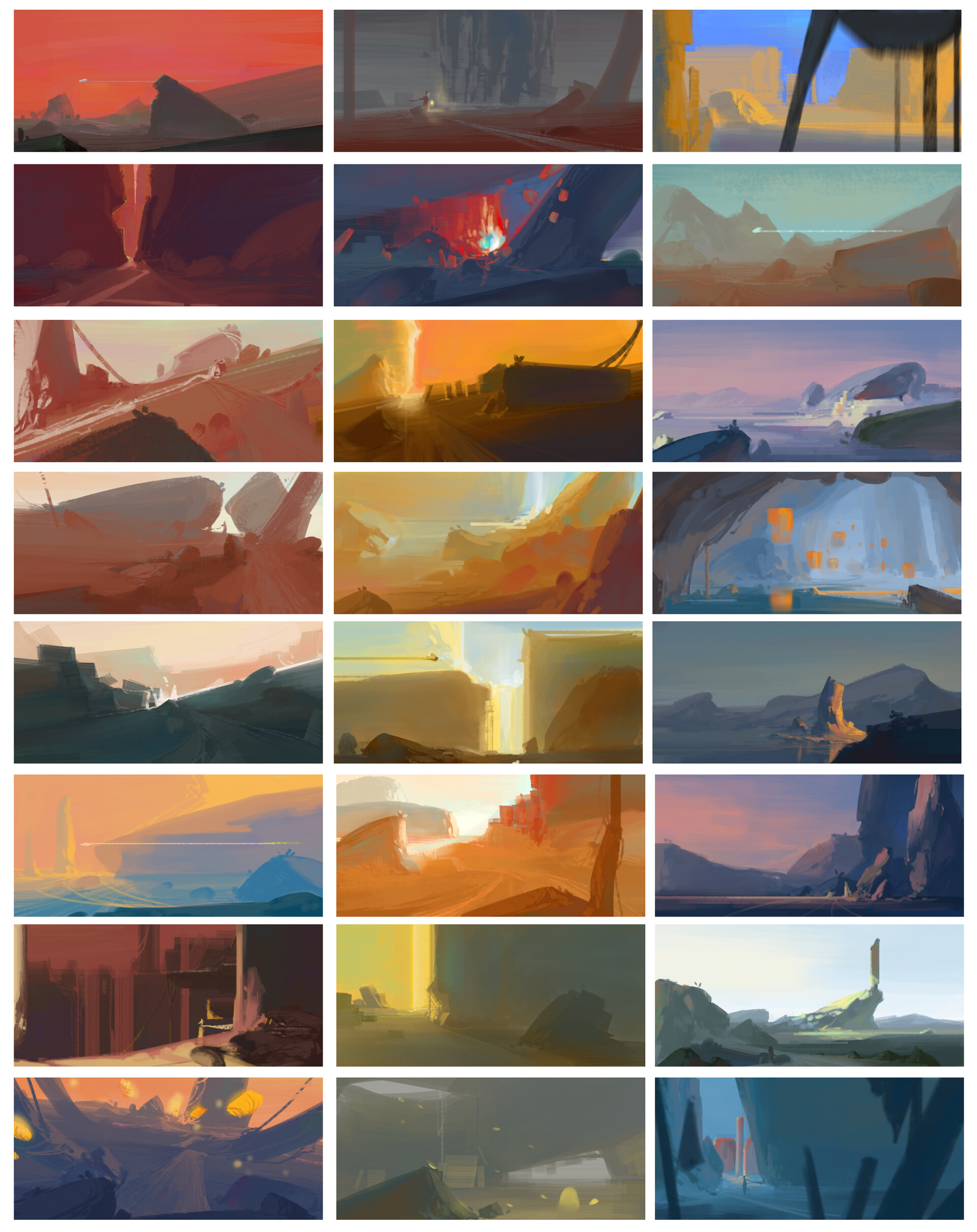 ArtStation - Color sketch