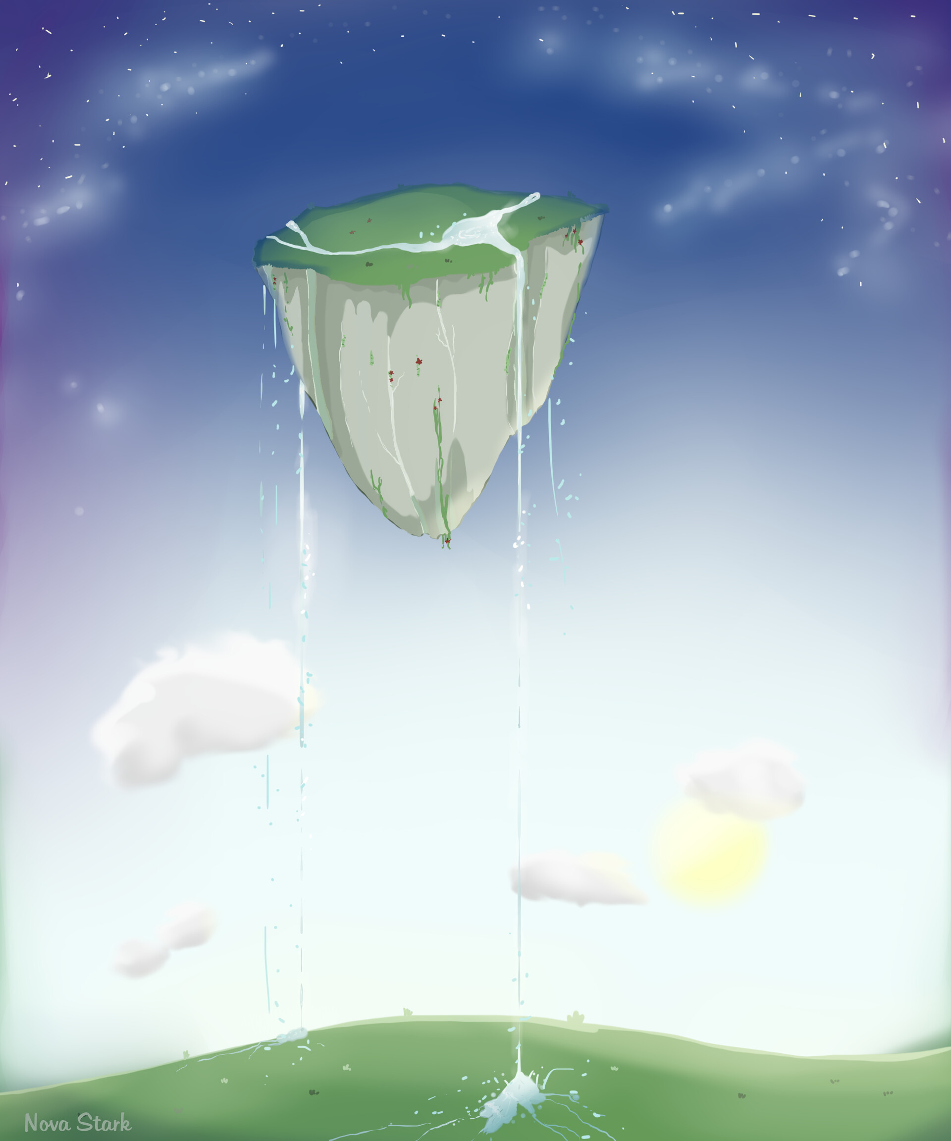 ArtStation - Floating Stone