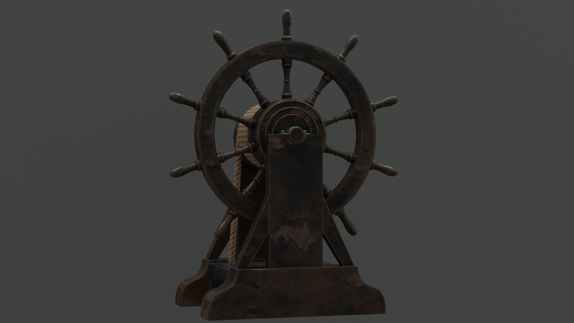 Pirate Ship Steering Wheel