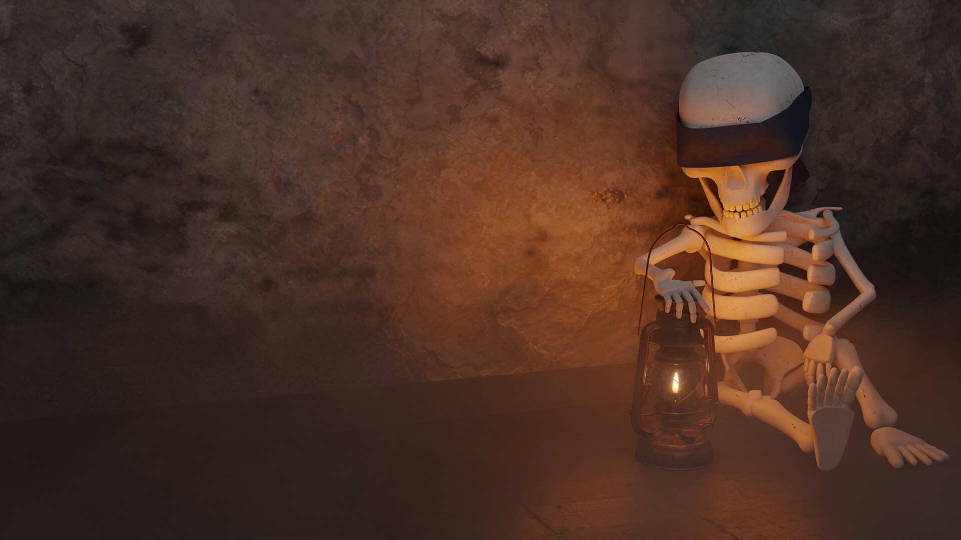 ArtStation - Sad Skeleton