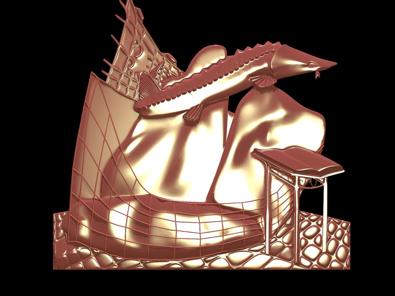 ArtStation - bas-relief of a photo