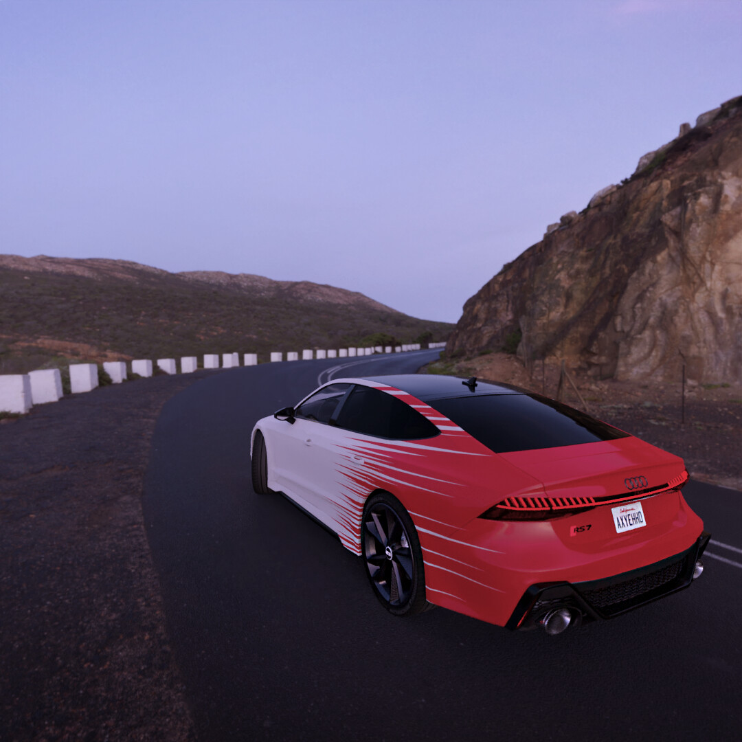 ArtStation - Audi RS7 C8 livery