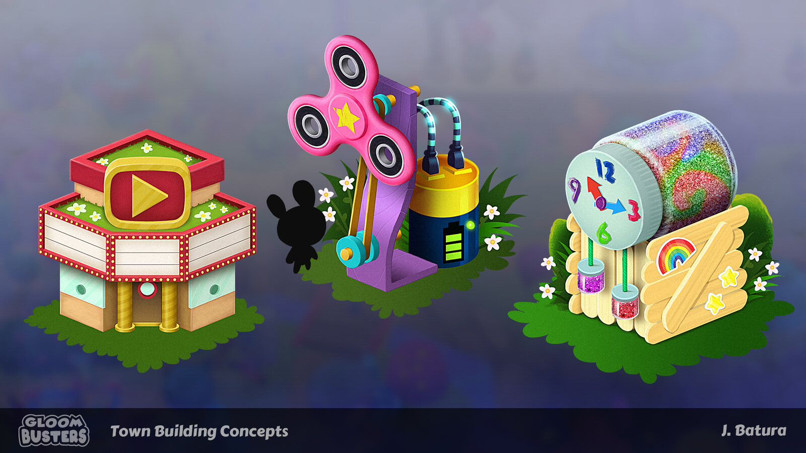 Jordon Batura - Gloom Busters - Concept and Production Art