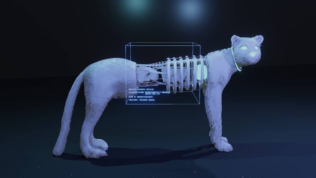 ArtStation - Bio Mech Big Cat