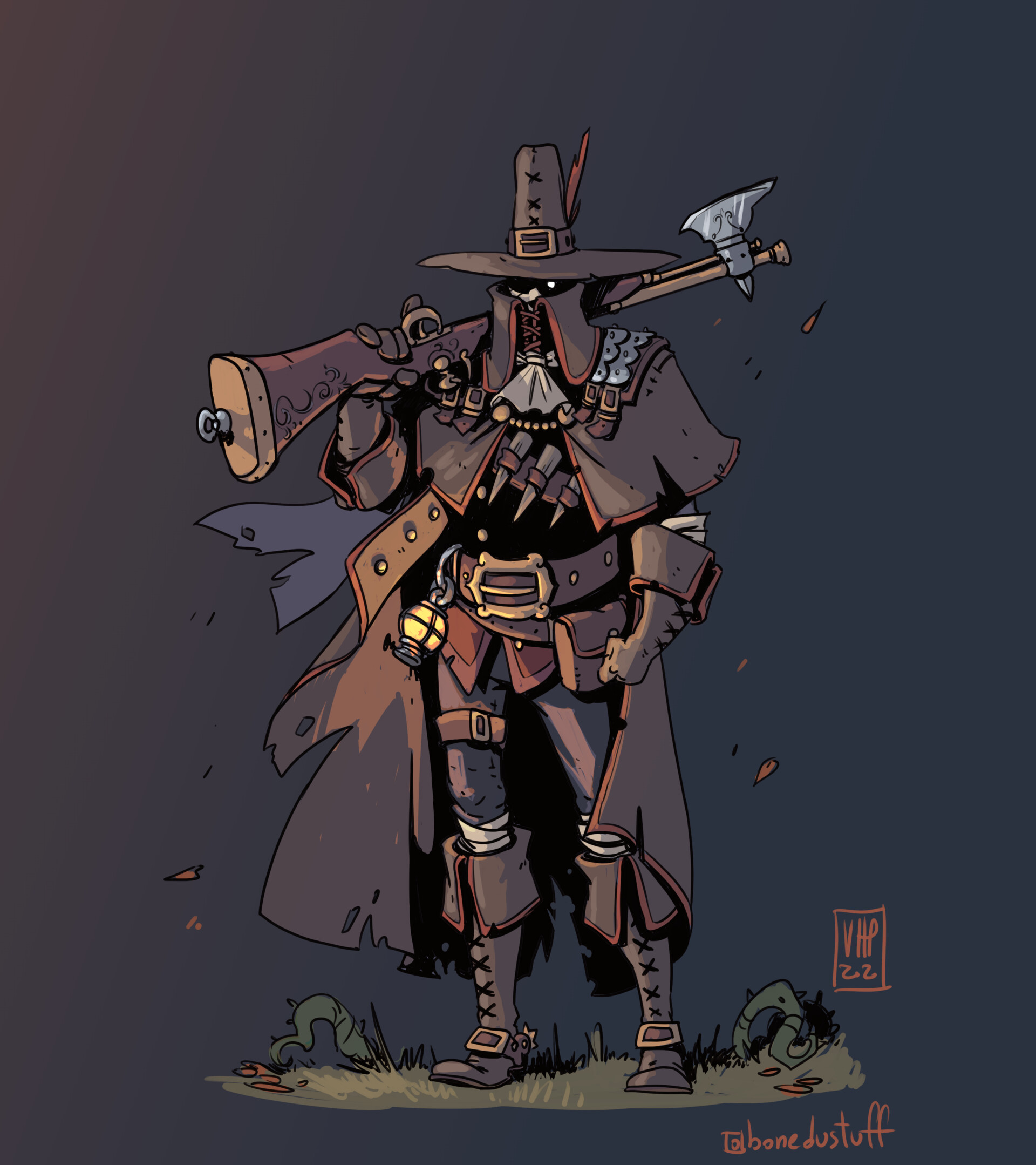 ArtStation - Aaron the witch hunter