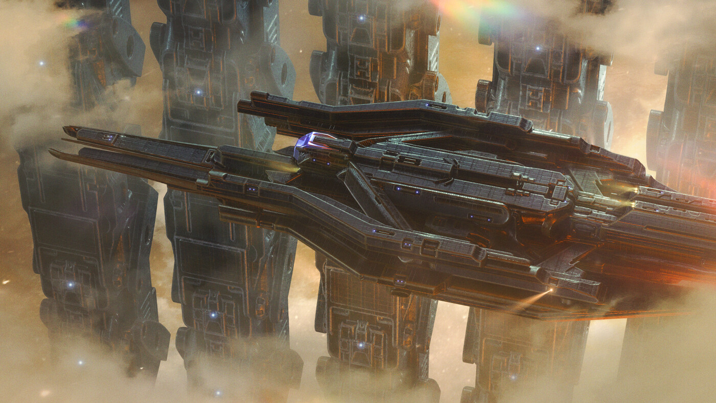 ArtStation - Space shipyard