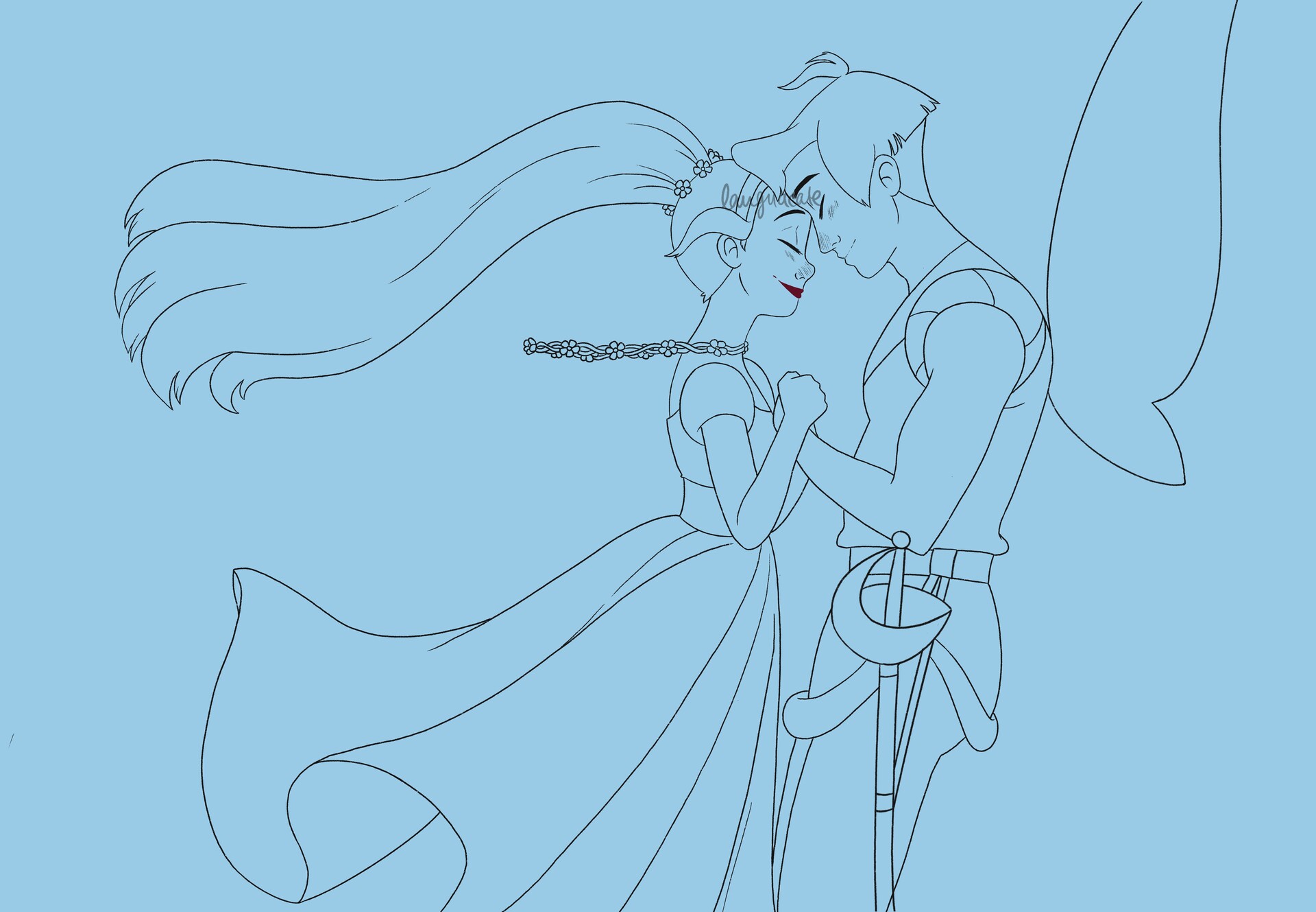 thumbelina and cornelius coloring pages