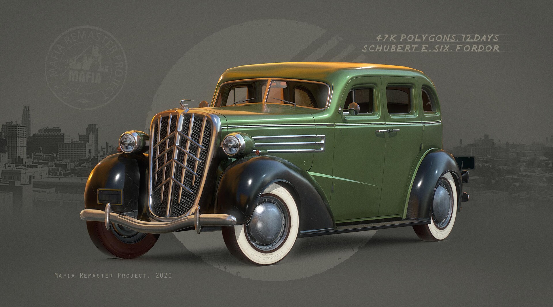 ArtStation - Shubert Extra Six. Fordor FanArt. 3D Model