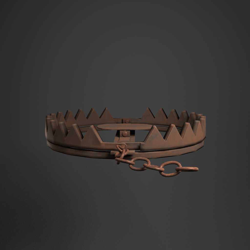 ArtStation - 3D Inktober - Day 18 - Trap