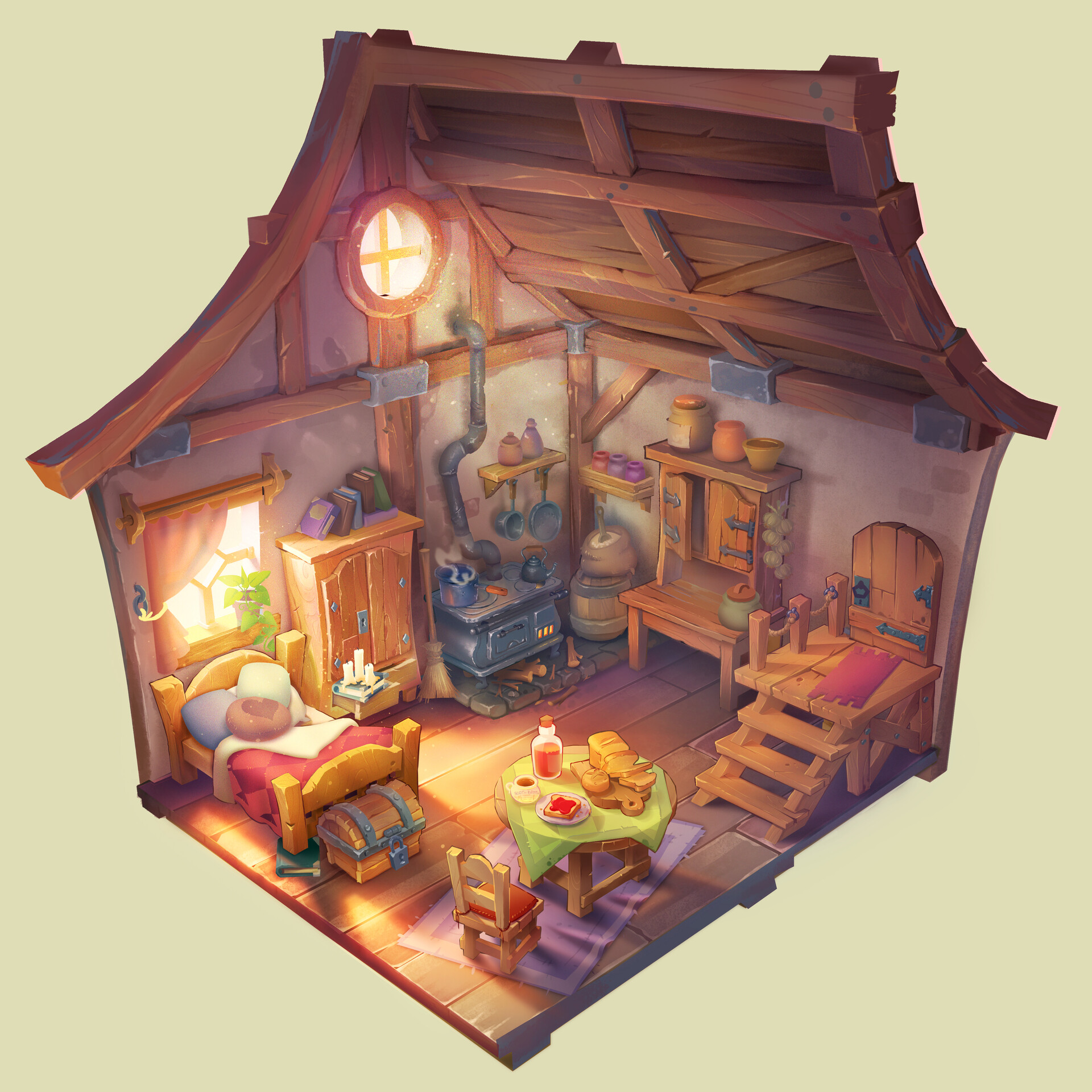 ArtStation - House interior