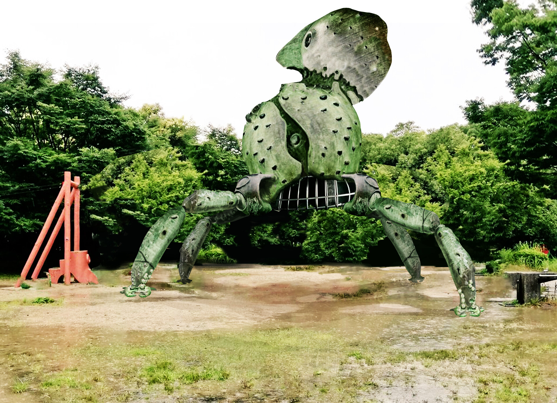 ArtStation - Japanese Park Mecha