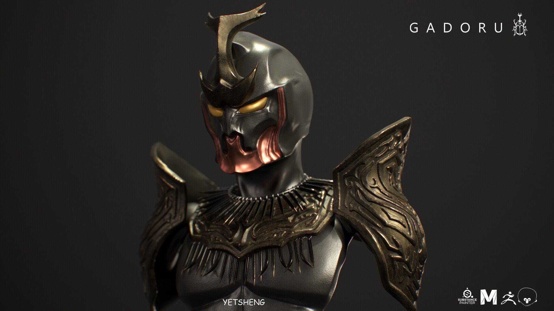 Yet Sheng Lee - Gadoru - Marmoset Toolbag 3 render practice