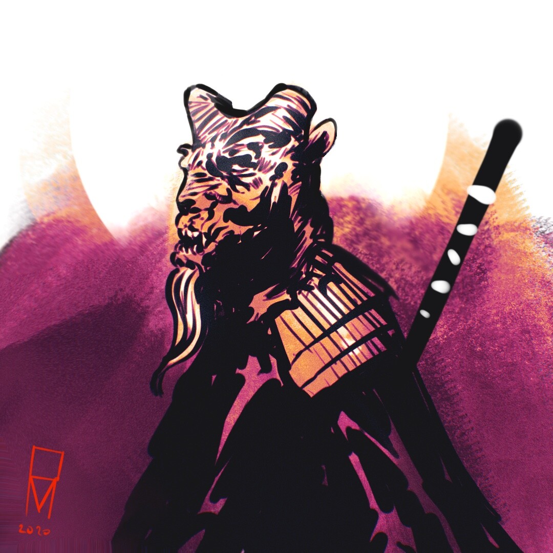 ArtStation - Samurai Goat