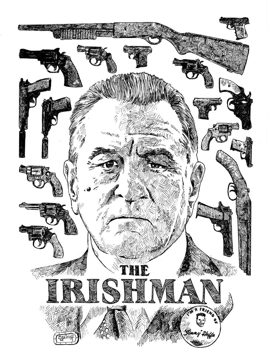 ArtStation - The Irishman poster