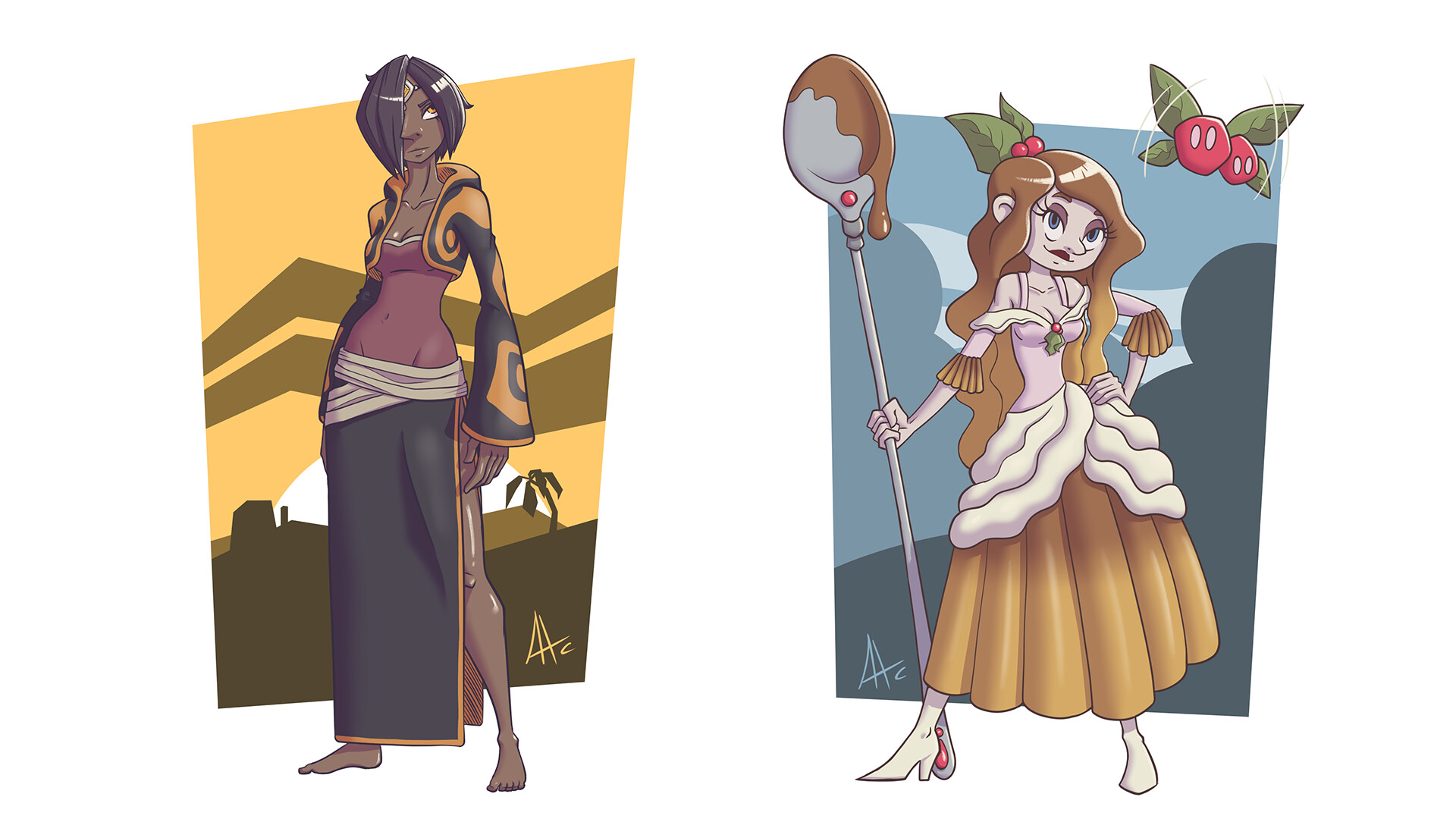ArtStation - Desert witch / Dessert witch