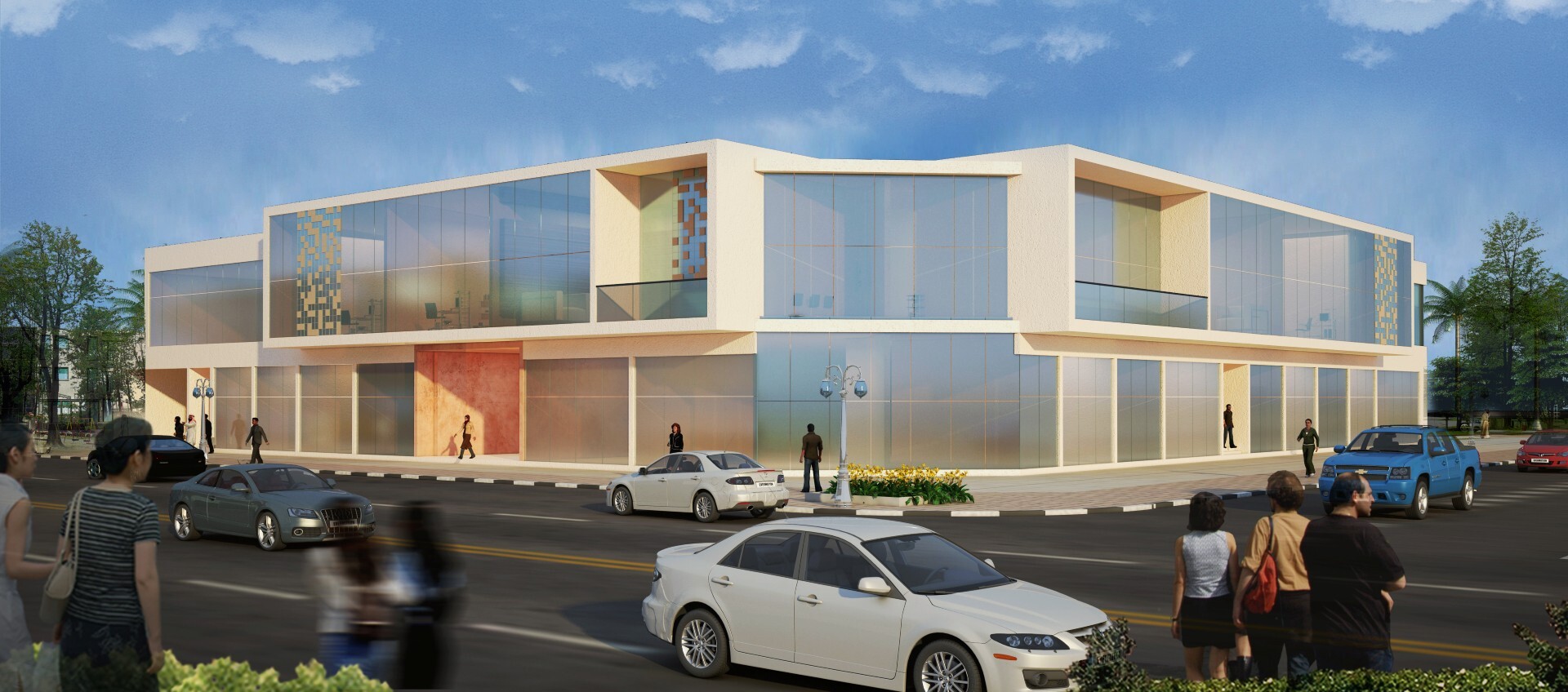 ArtStation - 3D Building exterior