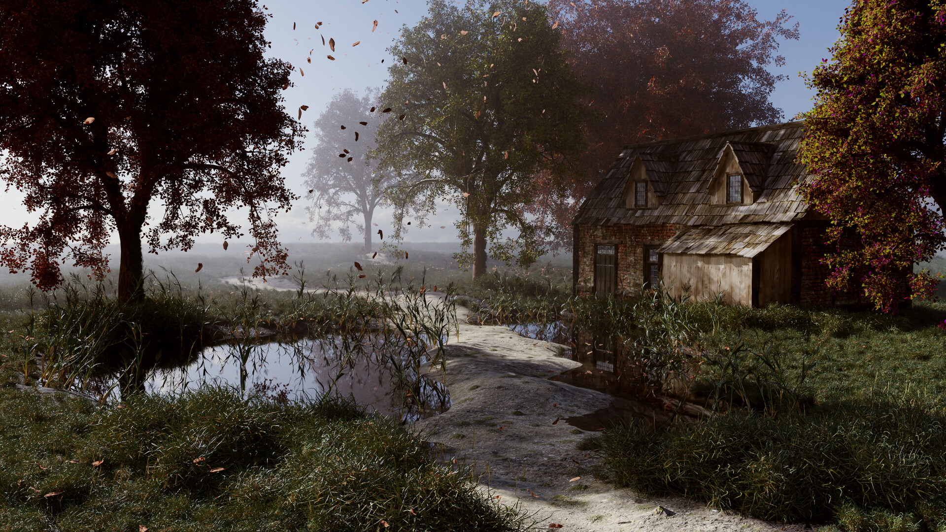 ArtStation - Realistic farmhouse scene