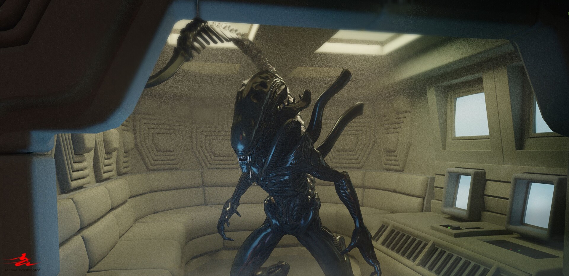 ArtStation - Nostromo Alien personal project