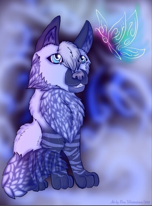 ArtStation - Rika & butterfly